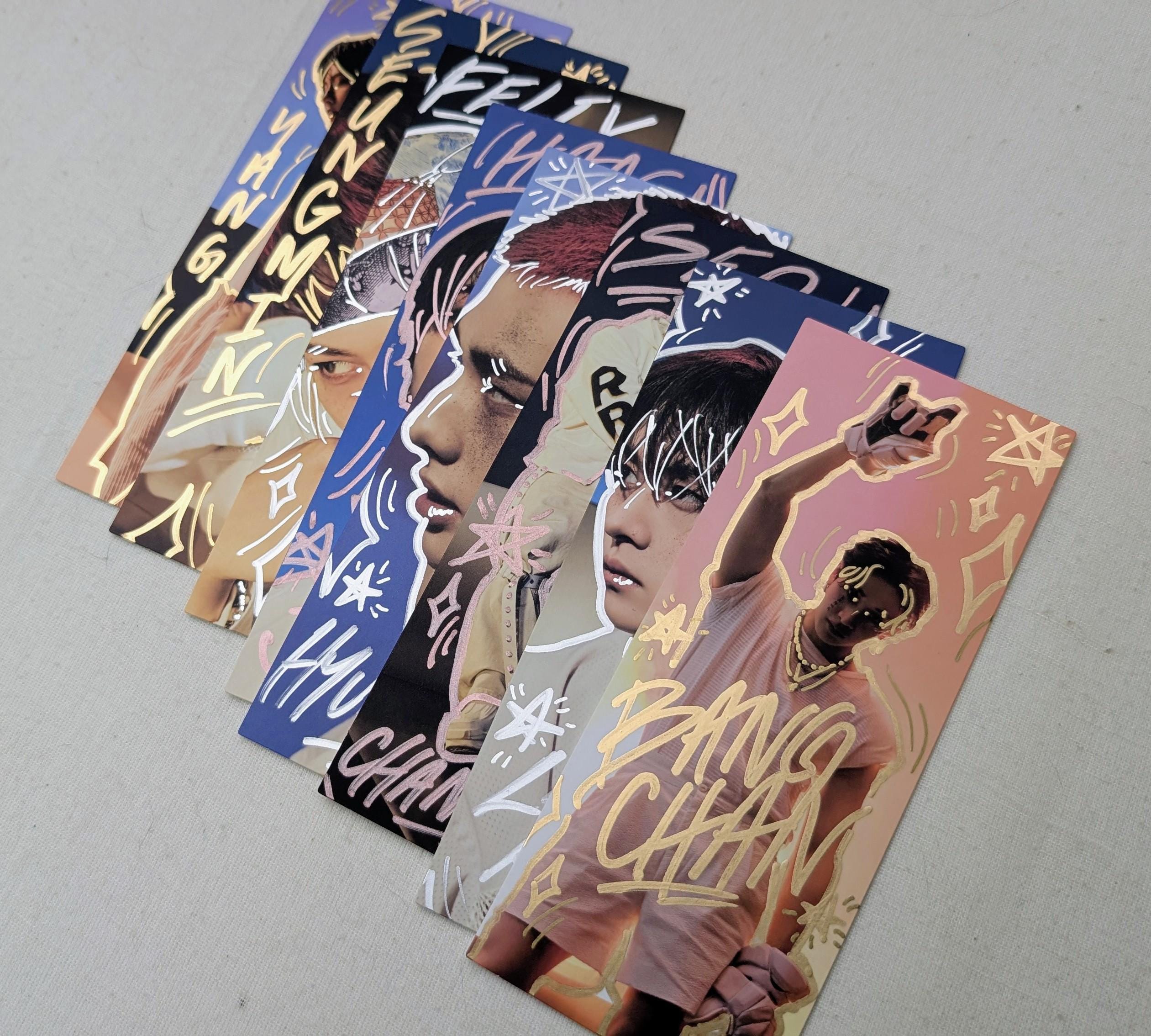 KARMA Stray Kids Ticket HOORAY Bookmark Album Inclusion Custom Doodle ...