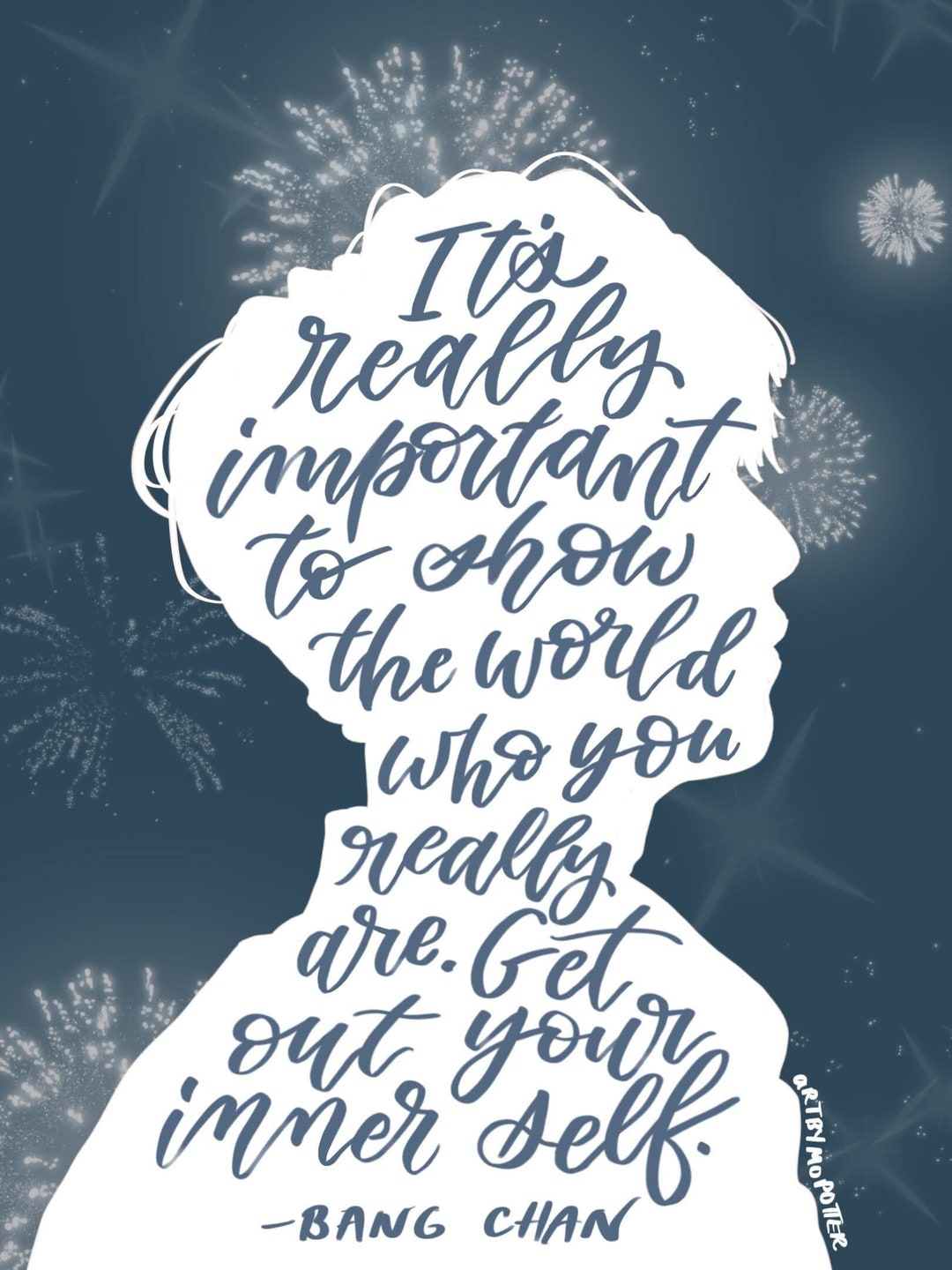 Bang Chan Stray Kids "show the World" Quote [PRINT] - Etsy