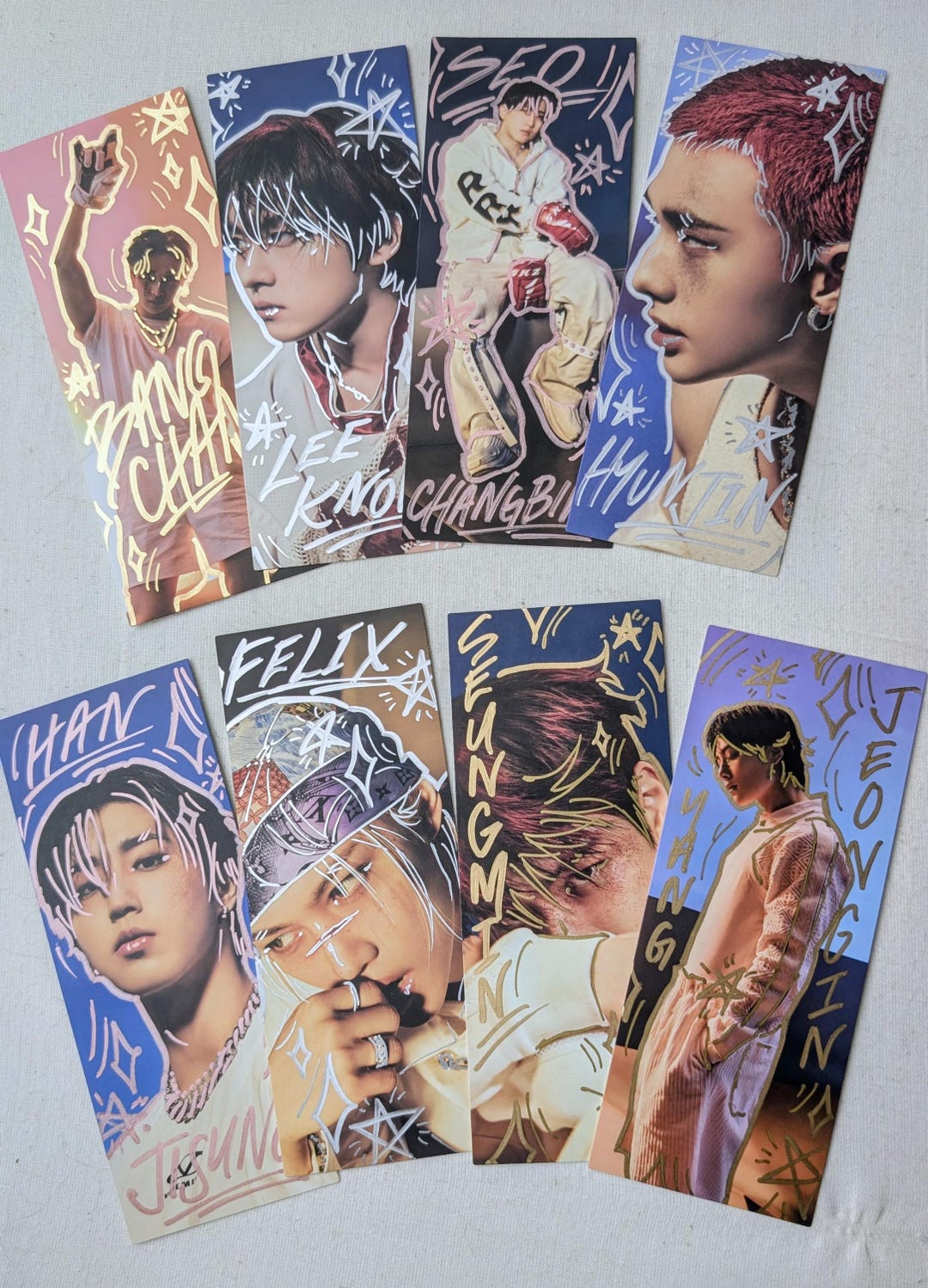 KARMA Stray Kids Ticket HOORAY Bookmark Album Inclusion Custom Doodle ...