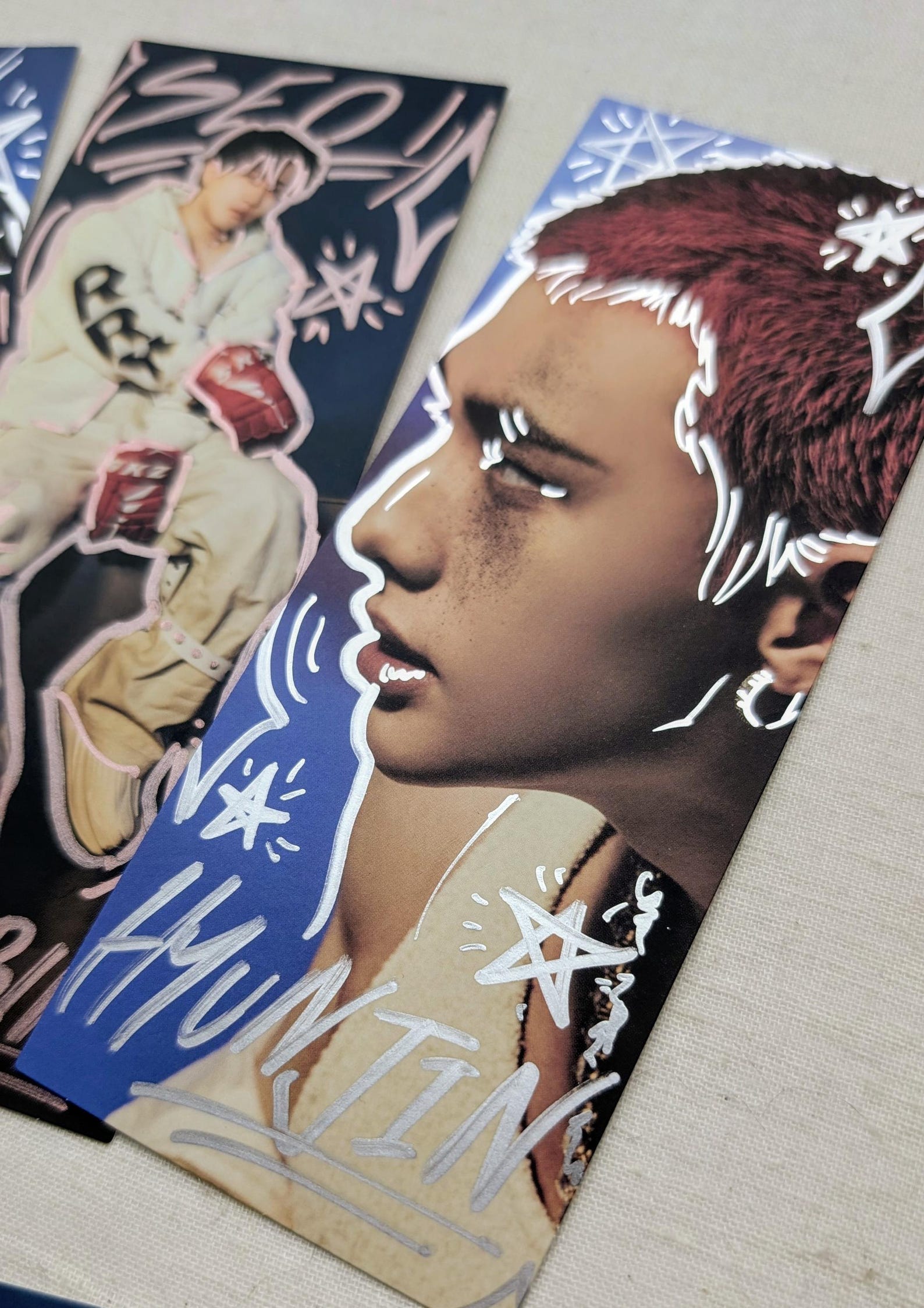 KARMA Stray Kids Ticket HOORAY Bookmark Album Inclusion Custom Doodle ...