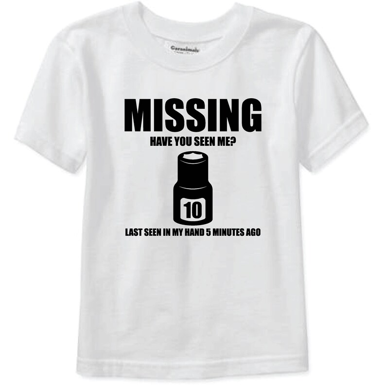 Missing 10mm Socket Short Sleeve T Shirt Gildan Tee - Free Shipping! - Etsy