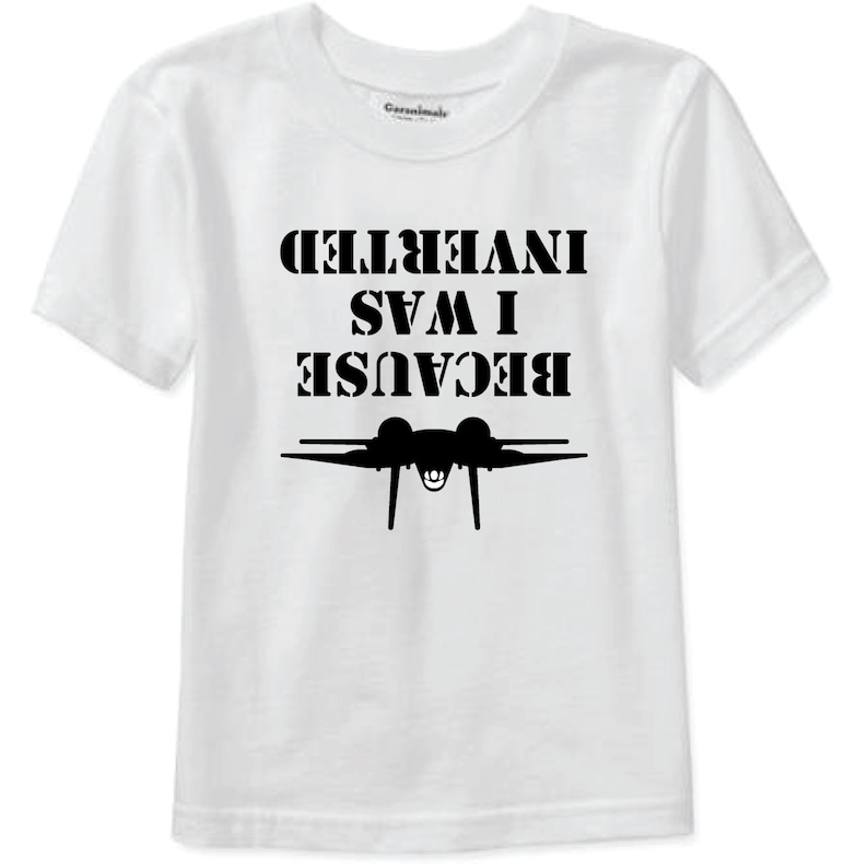 Because I Was Inverted Short Sleeve T Shirt Gildan Tee - Free Shipping ...