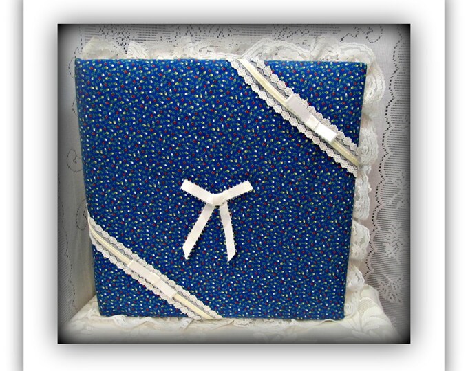 Three Ring Binder, Cloth Binder, Lacy Binder, Blue Trapper Keeper ...
