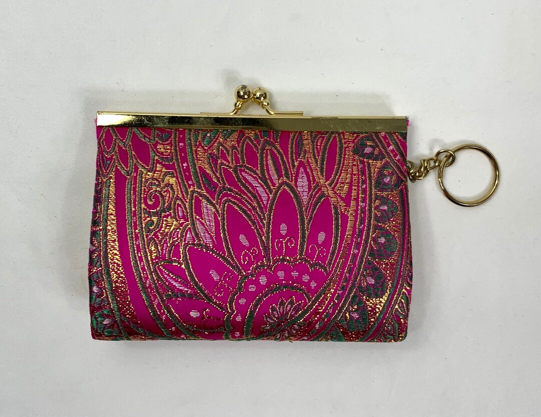 Pink Coin Purse Pink Kisslock Wallet Small Coin Purse Snap - Etsy