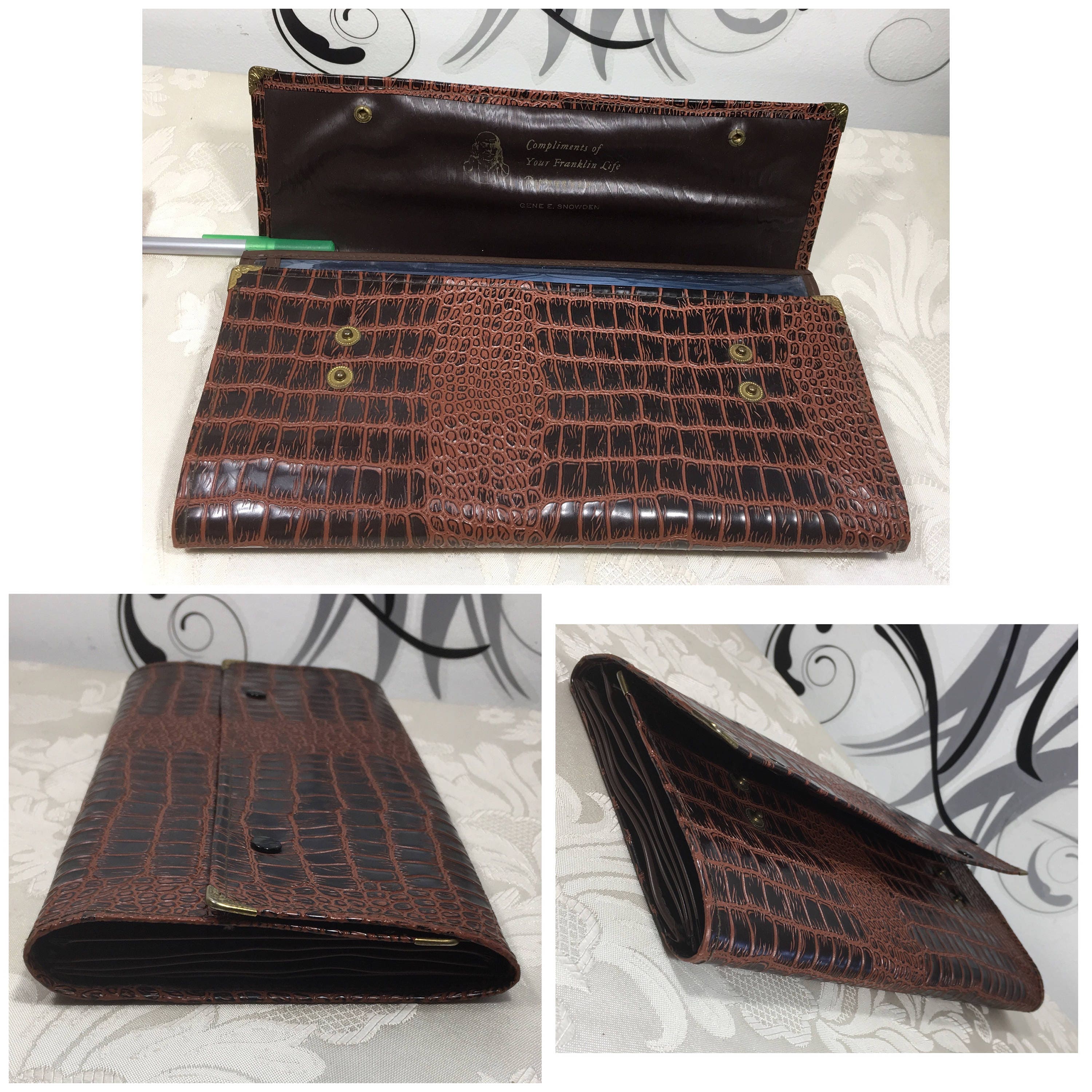 Vintage Insurance Organizer, Life Insurance File Bag, Brown Coupon ...