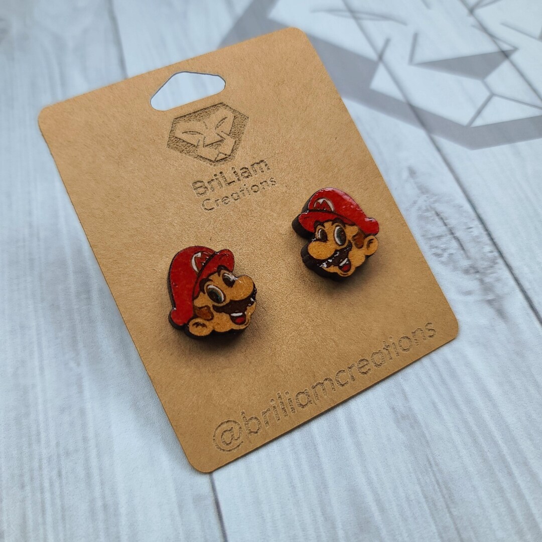 Custom Retro Game Earrings Inspired - Etsy