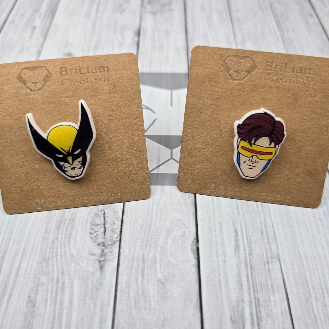 Custom Superhero Acrylic Pins Mutants Inspired - Etsy