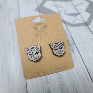 Custom Earrings Cartoon Transformers Inspired - Etsy
