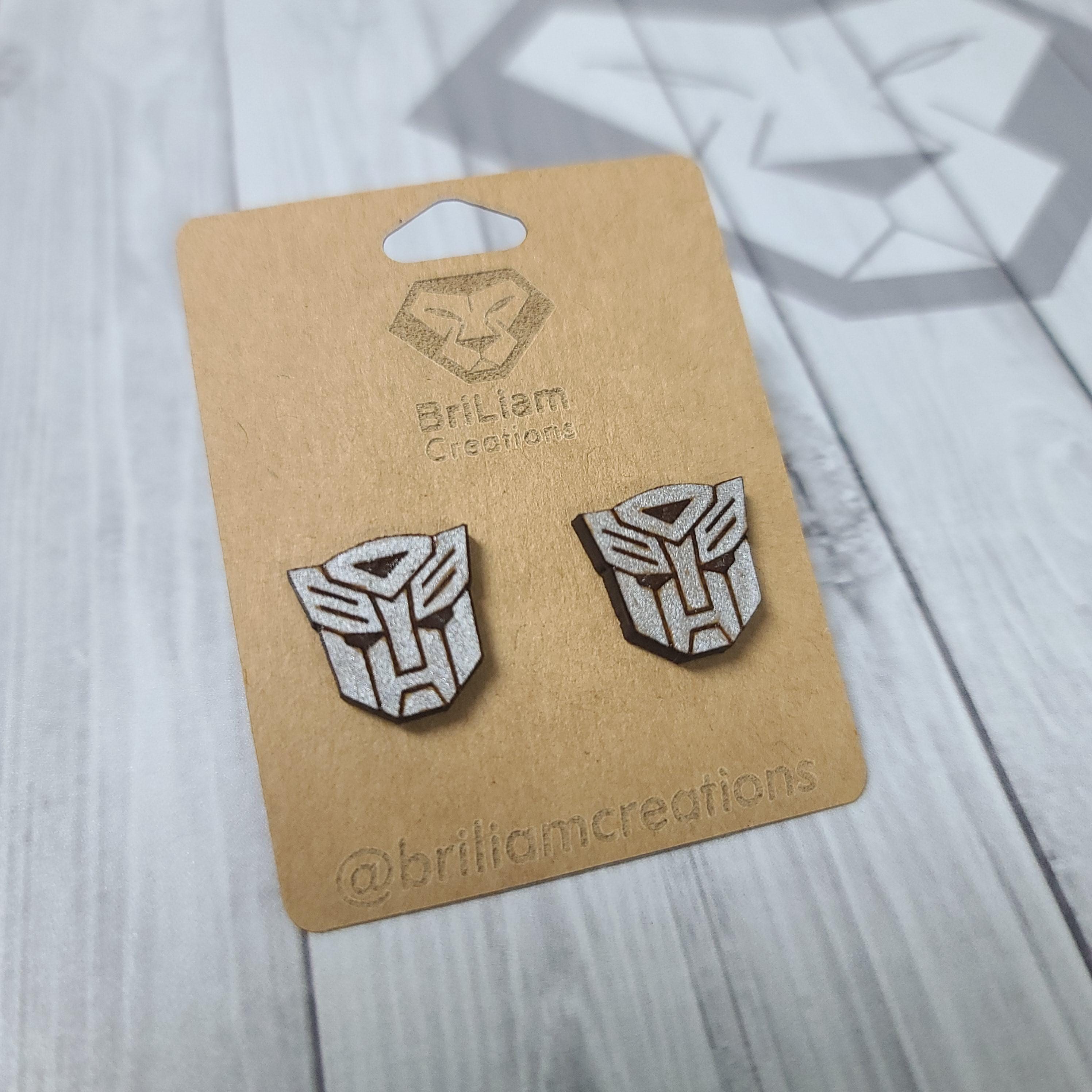 Custom Earrings Cartoon Transformers Inspired - Etsy