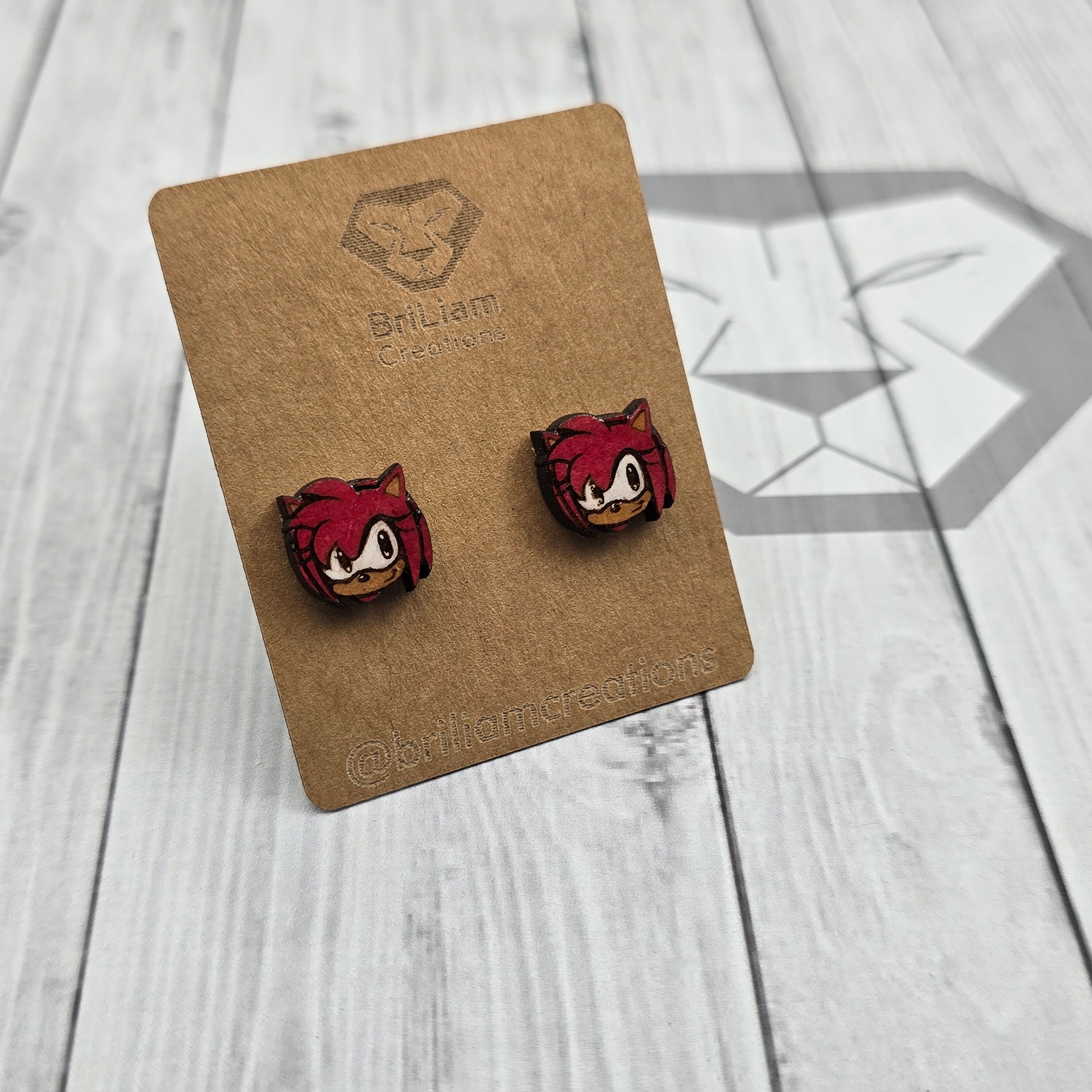 Custom Video Game Earrings Hedgehog Inspired - Etsy