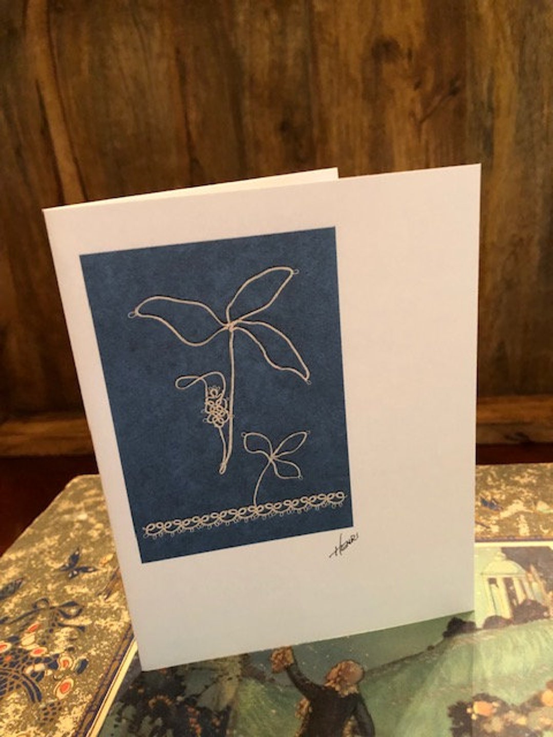 Tatting Reproduction Note Cards of Jack-in-the-pulpit - Etsy