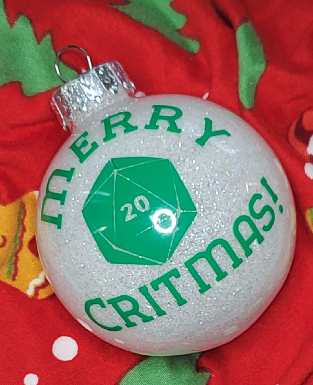 Merry Chritmas D&D Holiday Ornament - Etsy