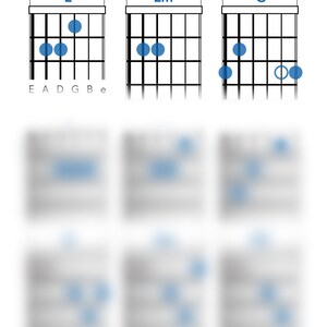 Guitar Chord Packet for Beginners - Digital Download, Printable Packet ...