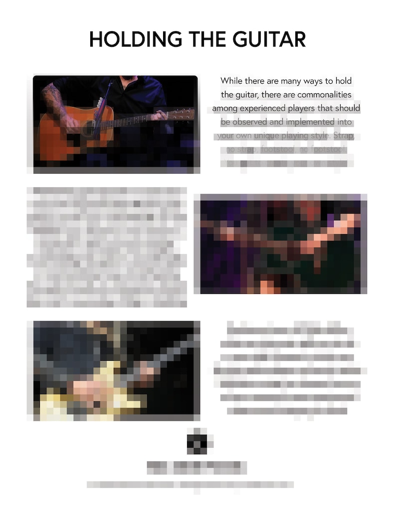 Guitar Starter Packet Digital Download, Printable Packet, Musical ...