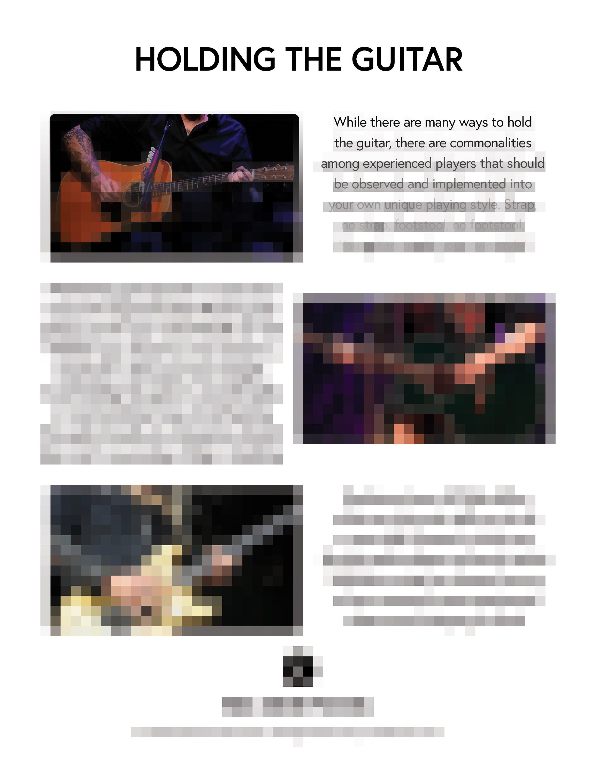 Guitar Starter Packet - Digital Download, Printable Packet, Musical ...