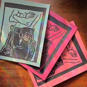 RING OF KEYS Linocut Print - Etsy