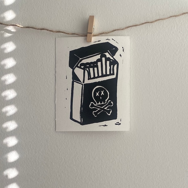 Linocut - Etsy