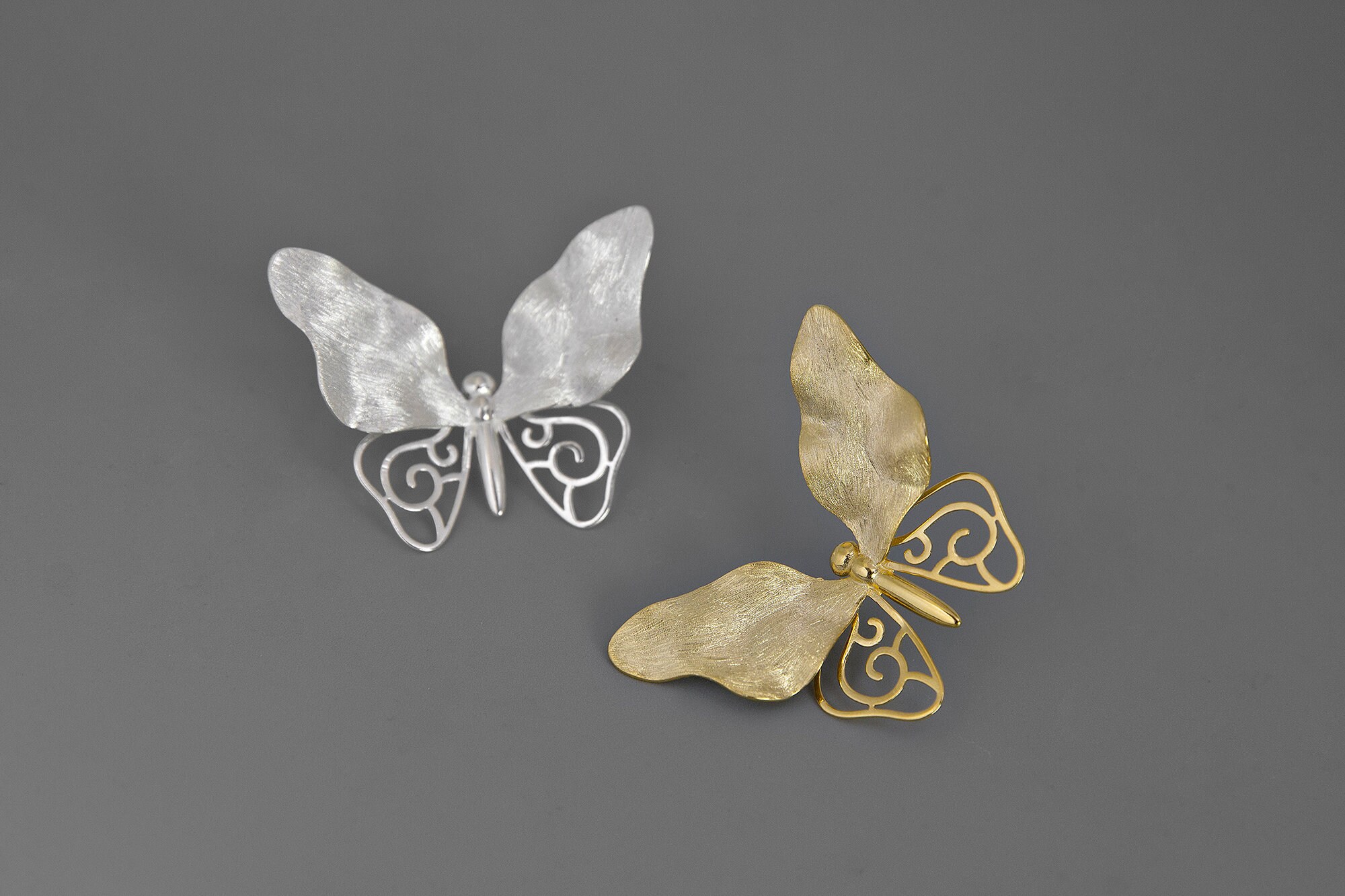 Vintage Butterfly Charm Brooch-Sterling Silver Butterfly | Etsy