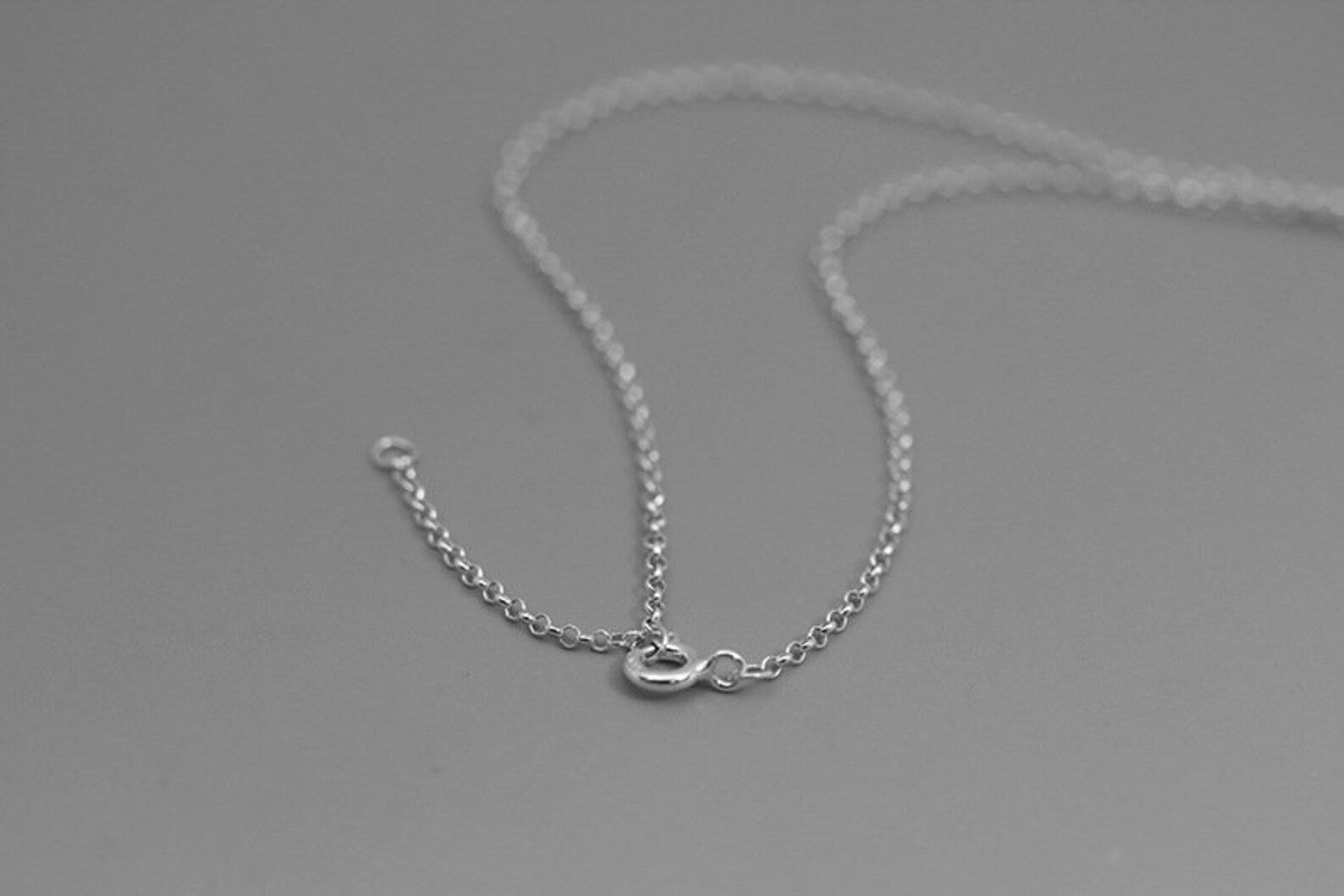 Cable Cross Chain Necklace-sterling Silver Cross Link Rolo - Etsy