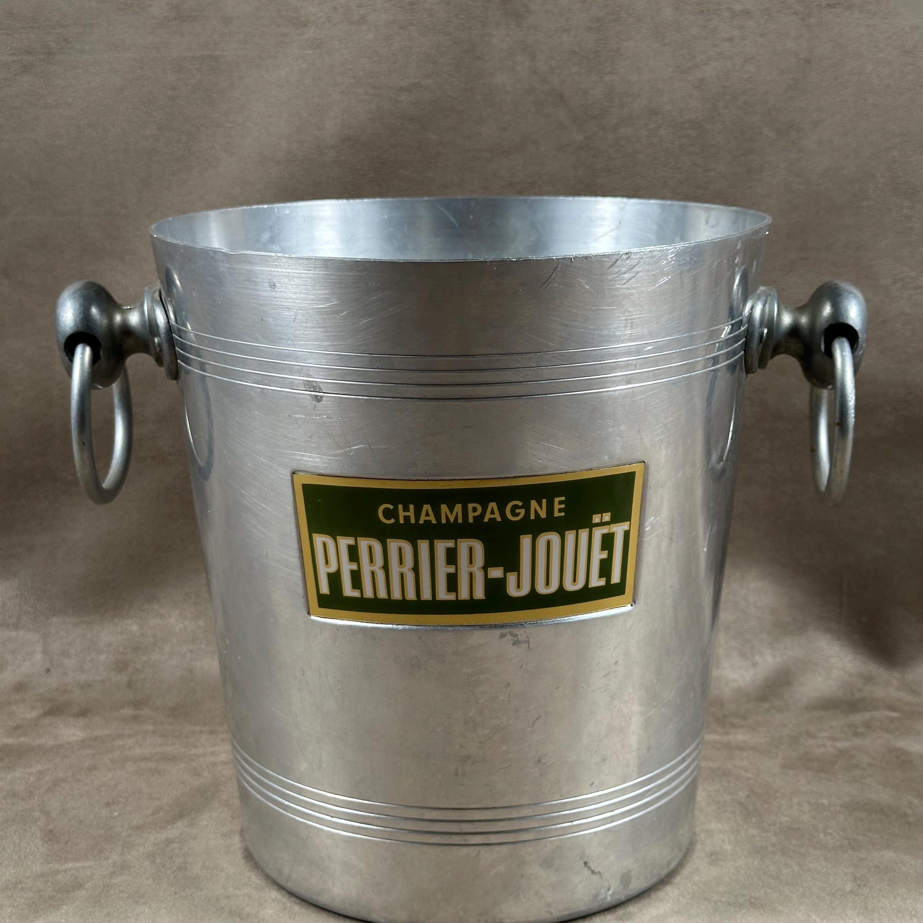 RARE Perrier-jouet Belle époque Vintage Vintage Aluminum Champagne ...