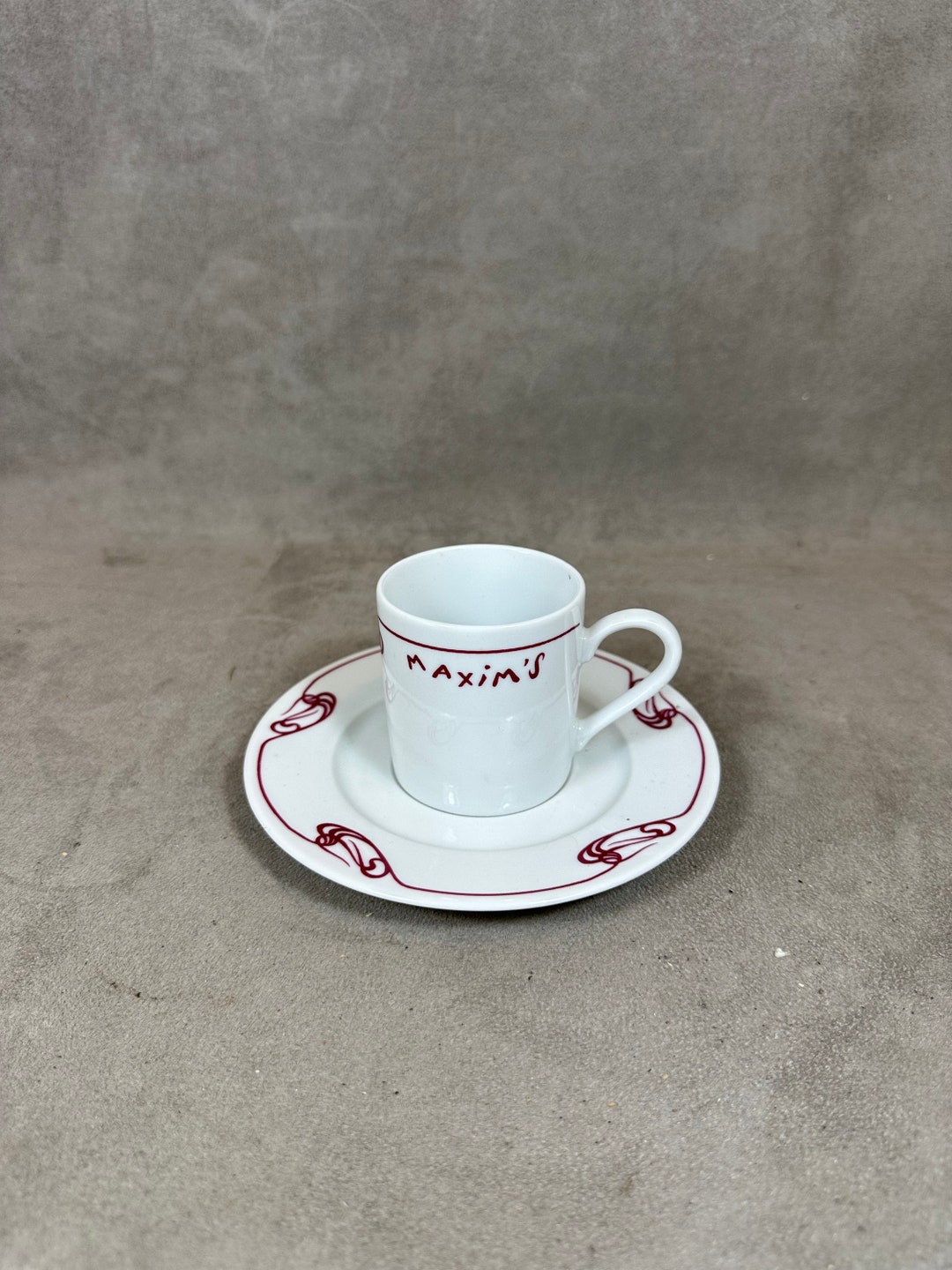 Porcelain Coffee Cup Maxim’s De Paris Made in France 1970s - Etsy