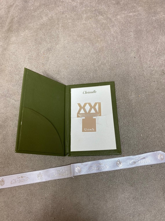 RARE Christofle Bookmark in Silver Metal in the Original Case - Etsy