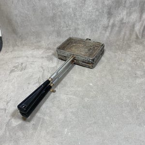 Double Toaster and Waffle Maker SEFAMA 1 Cast Aluminium Plates With ...
