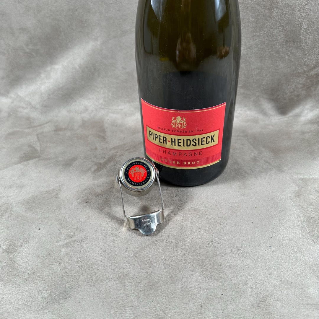 Champagne Piper Metal Stopper Vintage for Opened Bottle of Champagne - Etsy