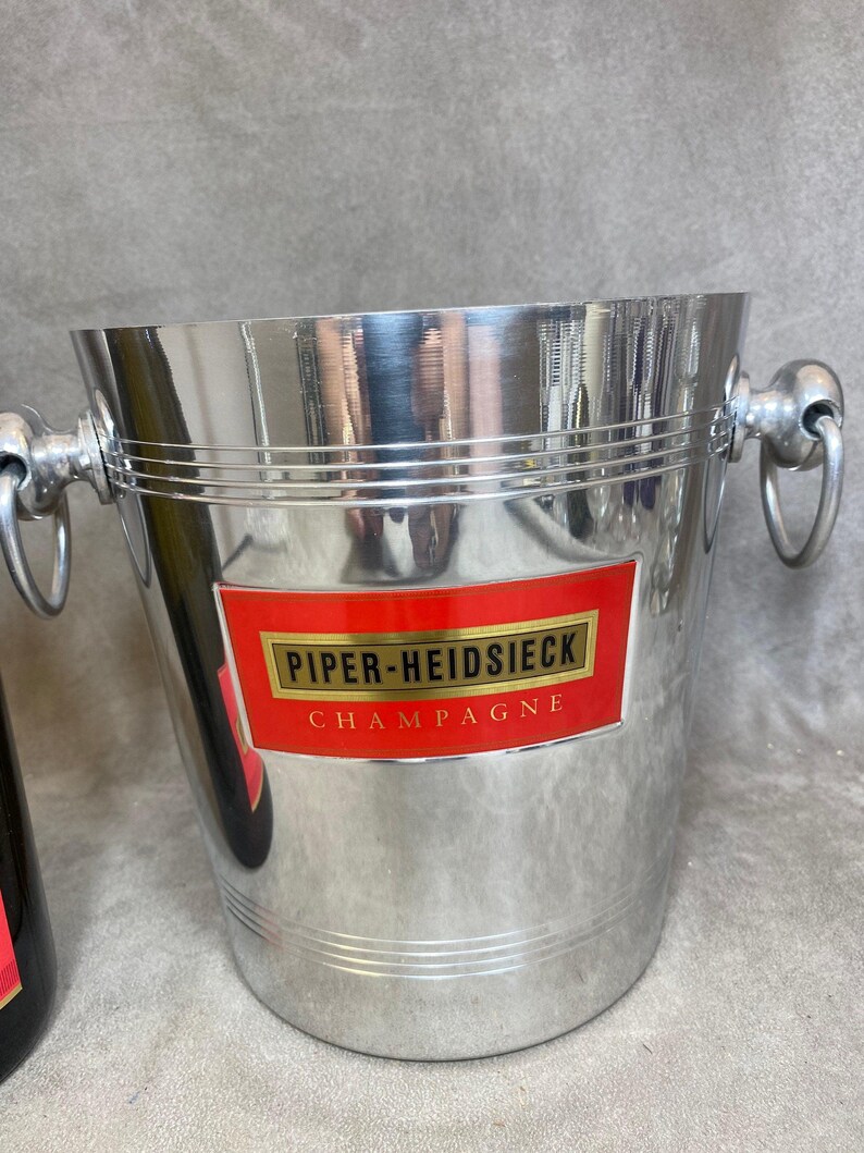 Beautiful Vintage 1980’s Piper-heidsieck Aluminium Champagne Bucket - Etsy