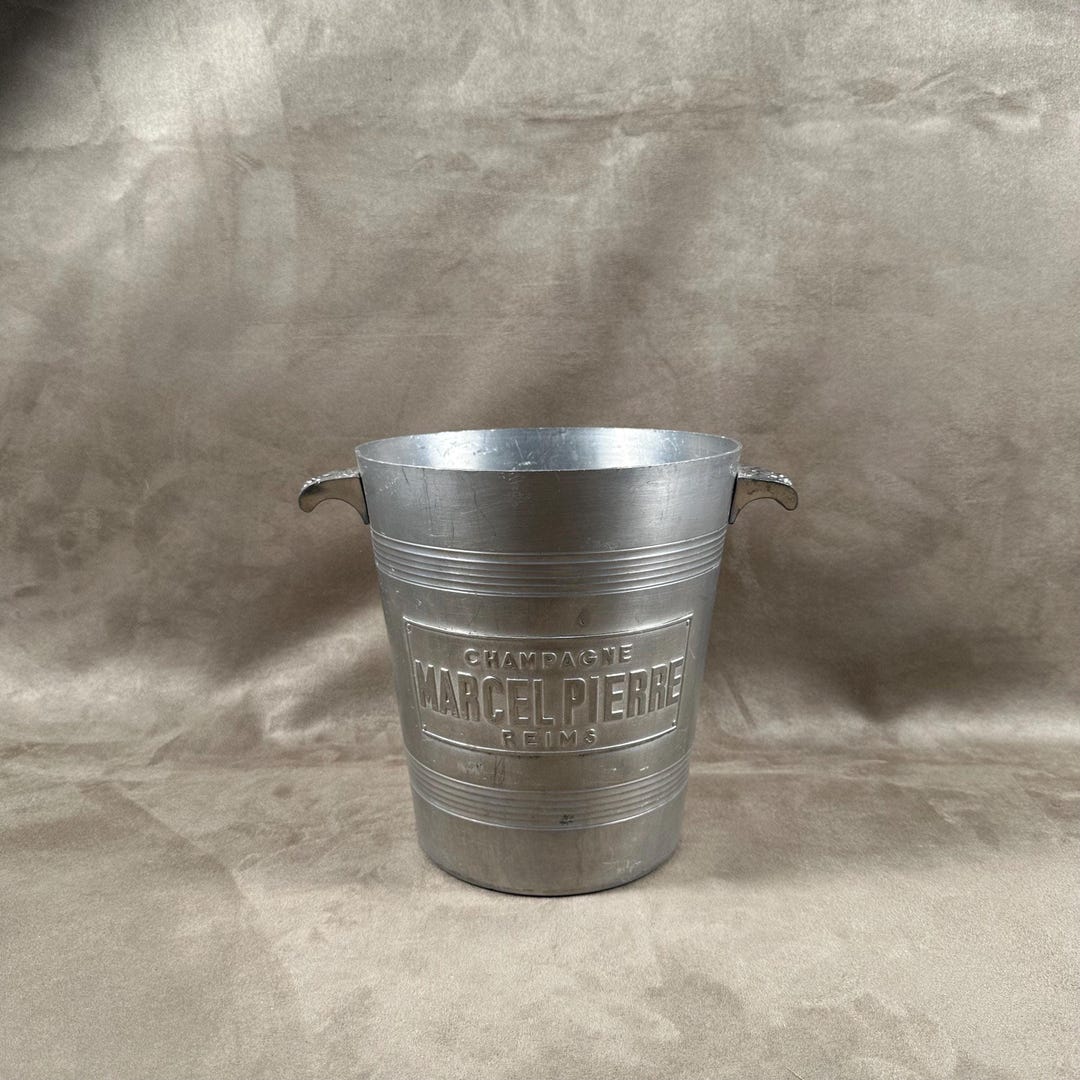 VERY RARE Marcel Pierre Champagne Bucket in Metal Made in France 1950’s ...