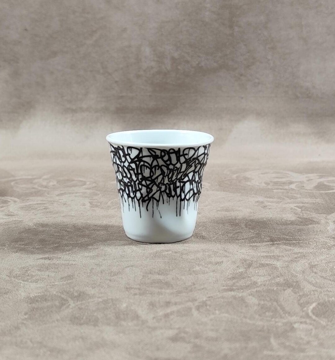 Crumpled Ceramic Cups by REVOL by the Street Artist SPECTR Made in ...