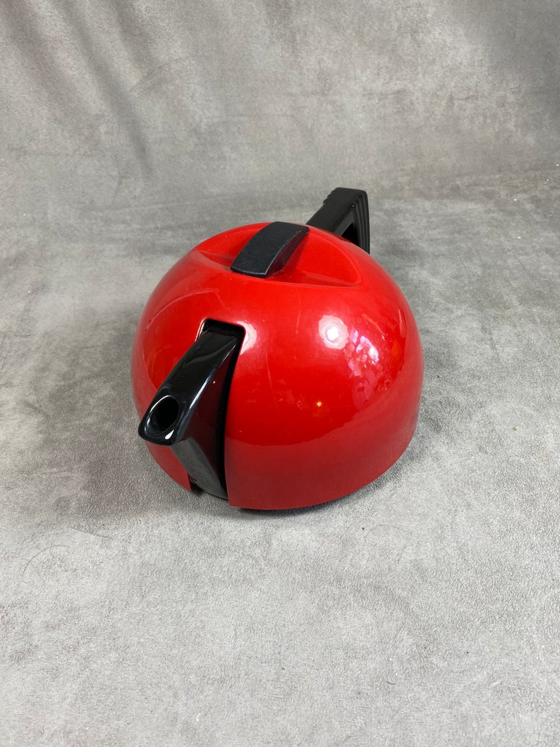 Design Teapot in Plastic and Ceramic Red Vintage Year 1970 - Etsy