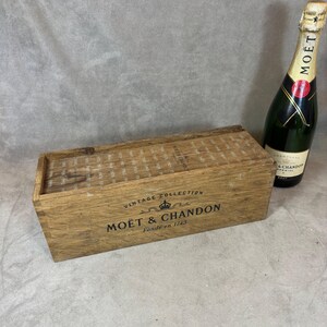 Wooden Case for Champagne Bottles Moet&chandon Made in France 1980’s - Etsy