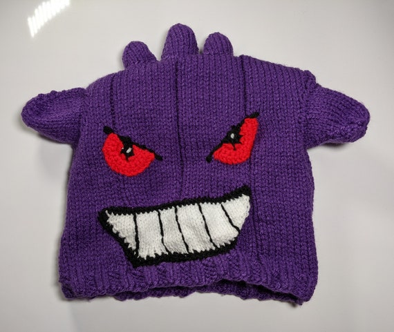 PDF Pattern Gengar Hat Knitting Pattern | Etsy
