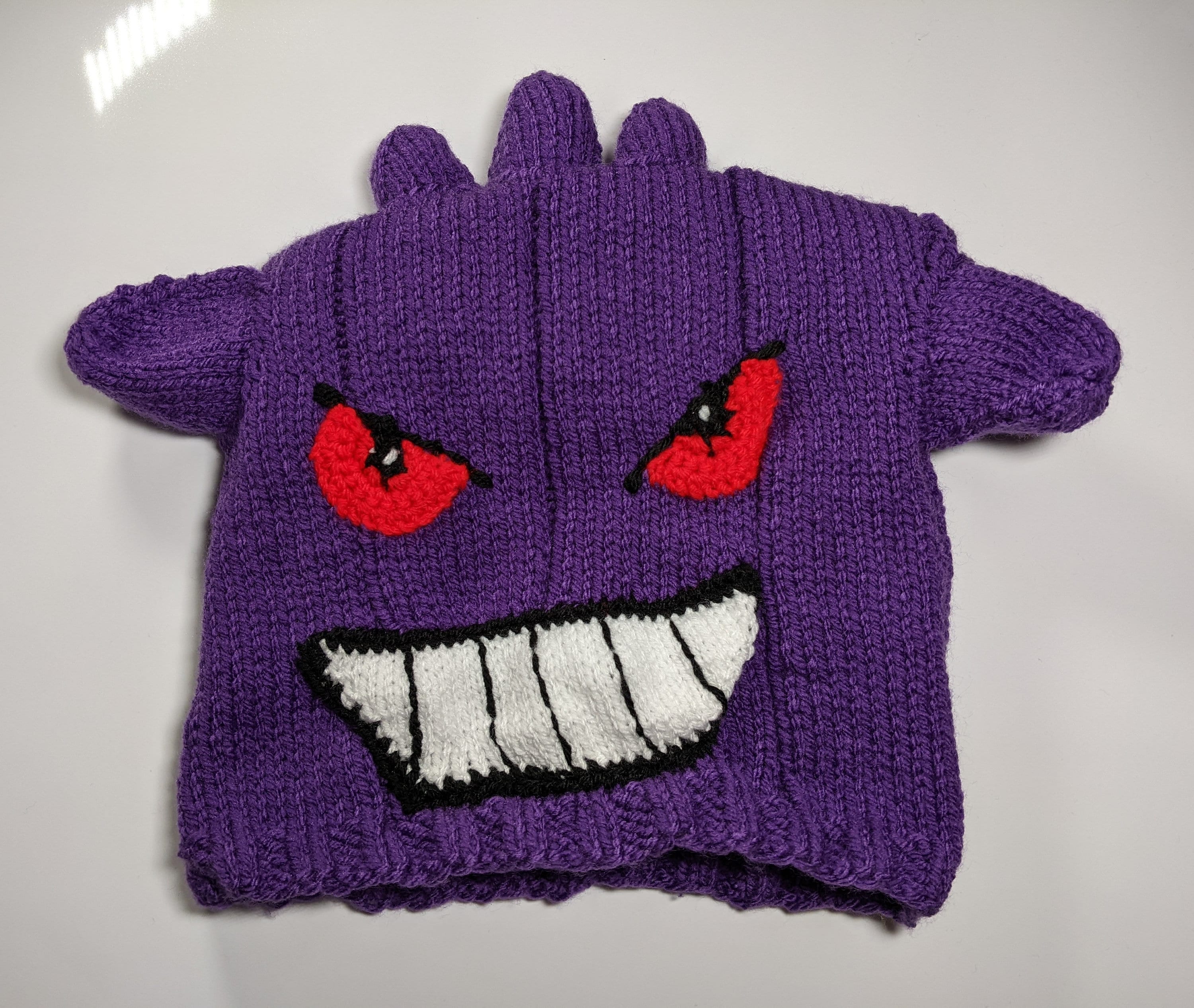 PDF Pattern - Gengar Hat Knitting Pattern - Etsy