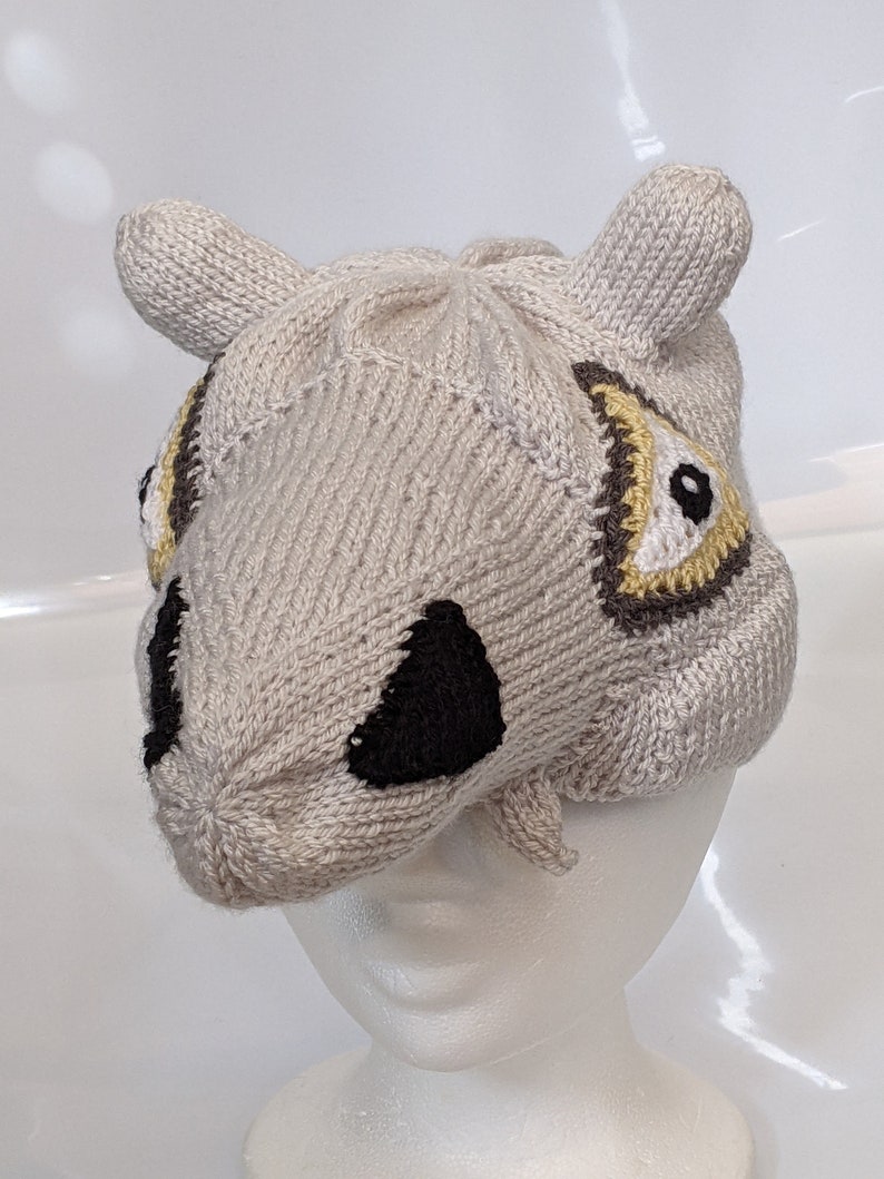 PDF Pattern - Cubone Hat Knitting Pattern - Etsy
