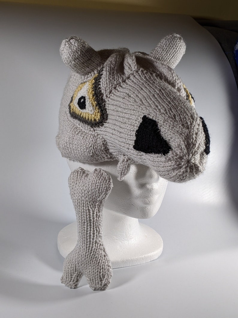 PDF Pattern - Cubone Hat Knitting Pattern - Etsy