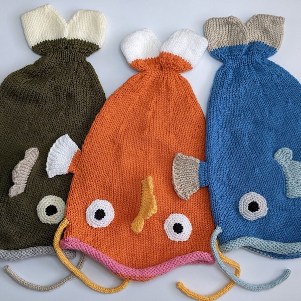 Knitted Fish - Etsy