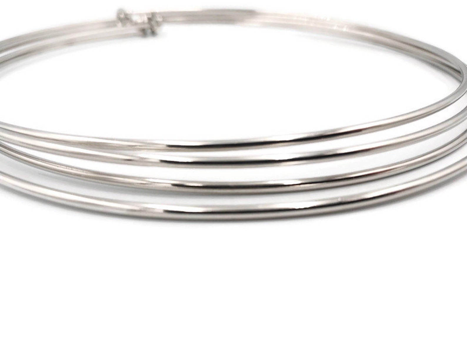 Minimalist Brass Choker Necklace: Gold or Silver African Tribal Neck ...