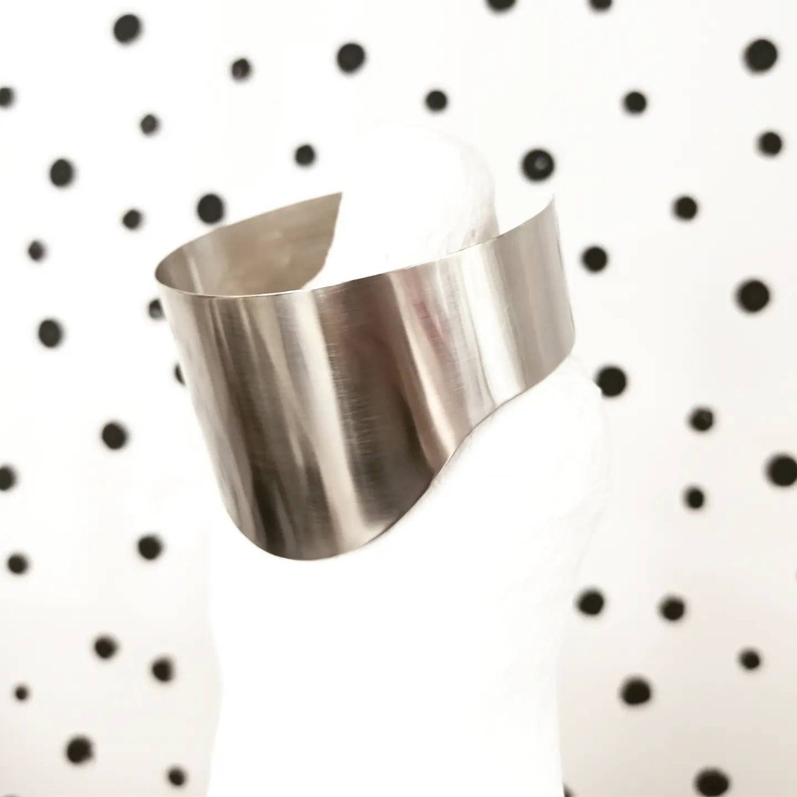 Full Armor Choker, Cuff Necklace, Metallic Brass, Bold Collar,half ...