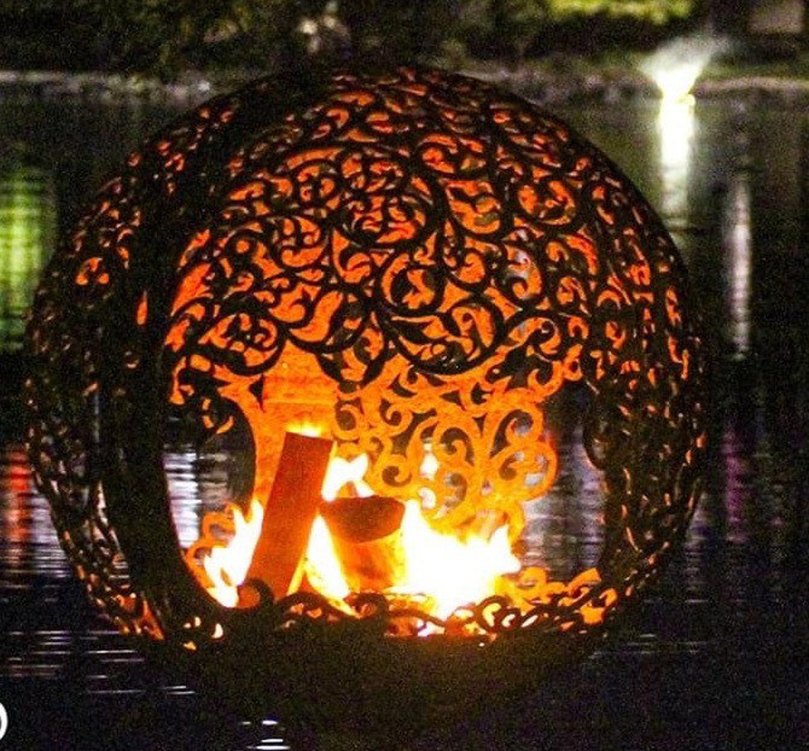 Gas TREE OF LIFE With Insert 37.5 Ball. One of a Kind - Etsy