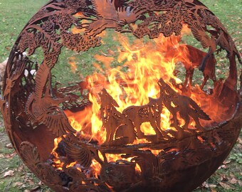 Wildlife Fire Pit - Etsy
