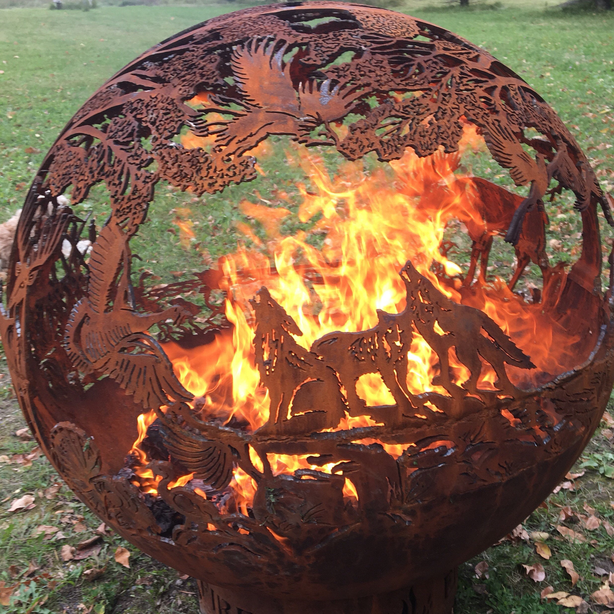 WILD FIREBALL Beau's Woods Fire Pit Fireball Firepits Individually ...