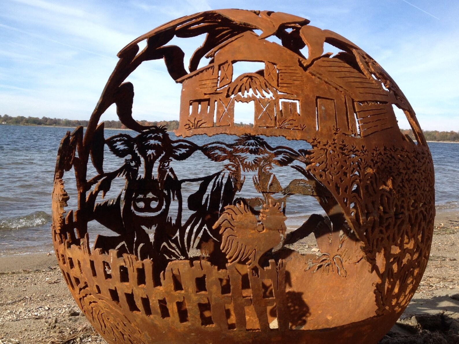 FARM FIREBALL Fire Pit Fireball Firepits Are Individually Handcrafted ...