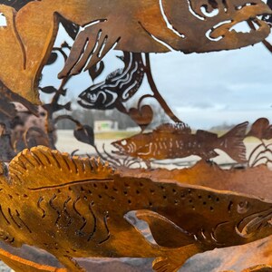 FISH FIREBALL Fire Pit - Individually Designed, Created, and Hand Made ...