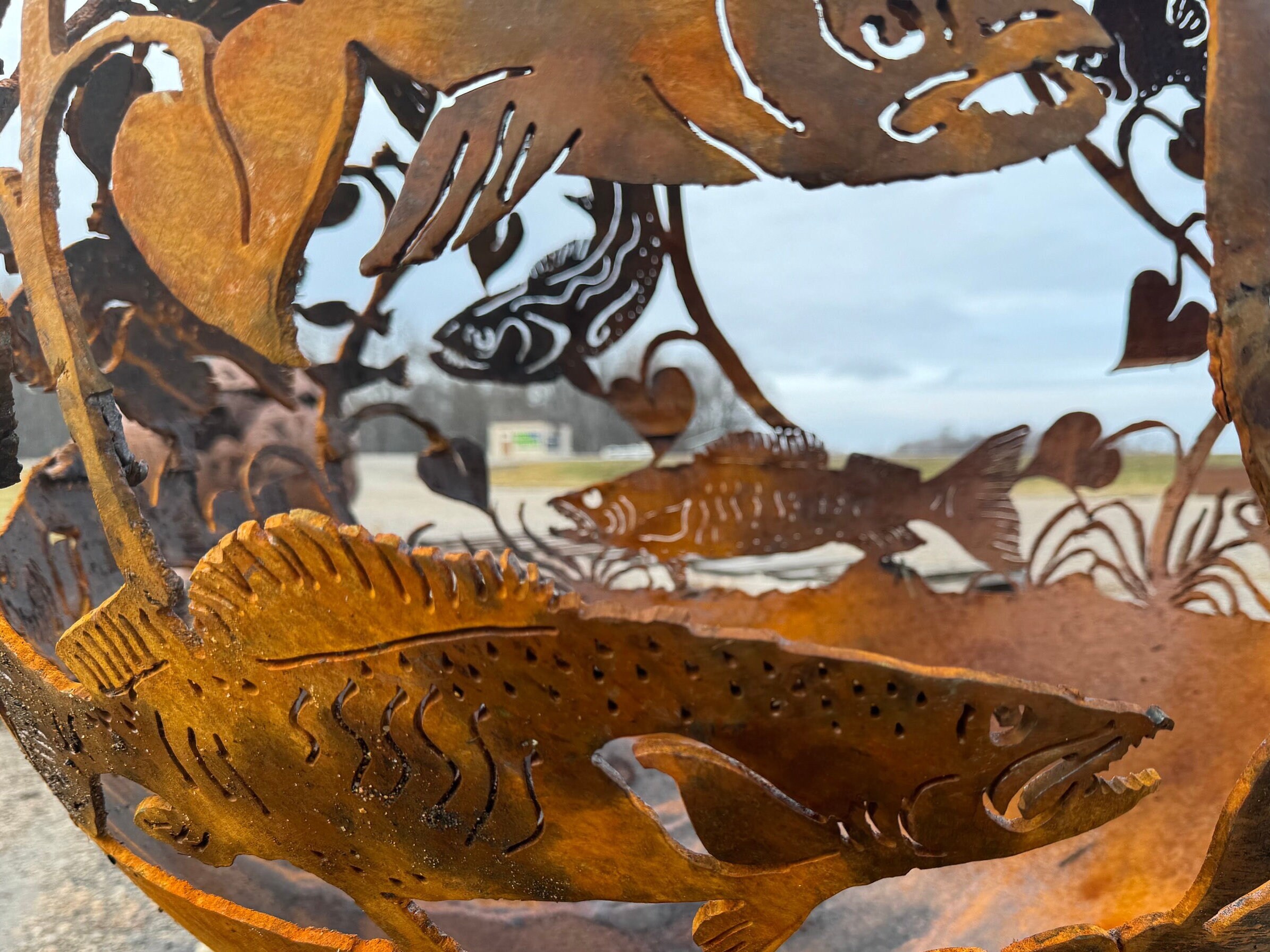 FISH FIREBALL Fire Pit Individually Designed, Created, and Hand Made - Etsy