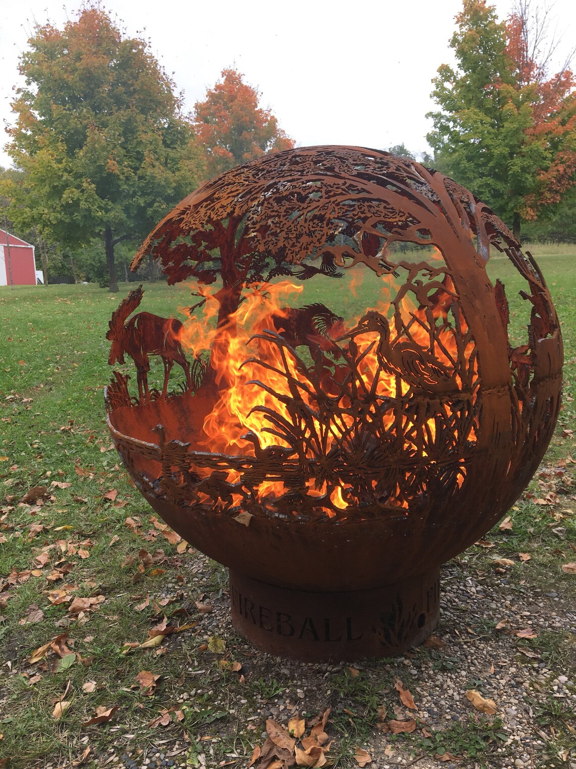 WILD FIREBALL Beau's Woods Fire Pit Fireball Firepits Individually ...