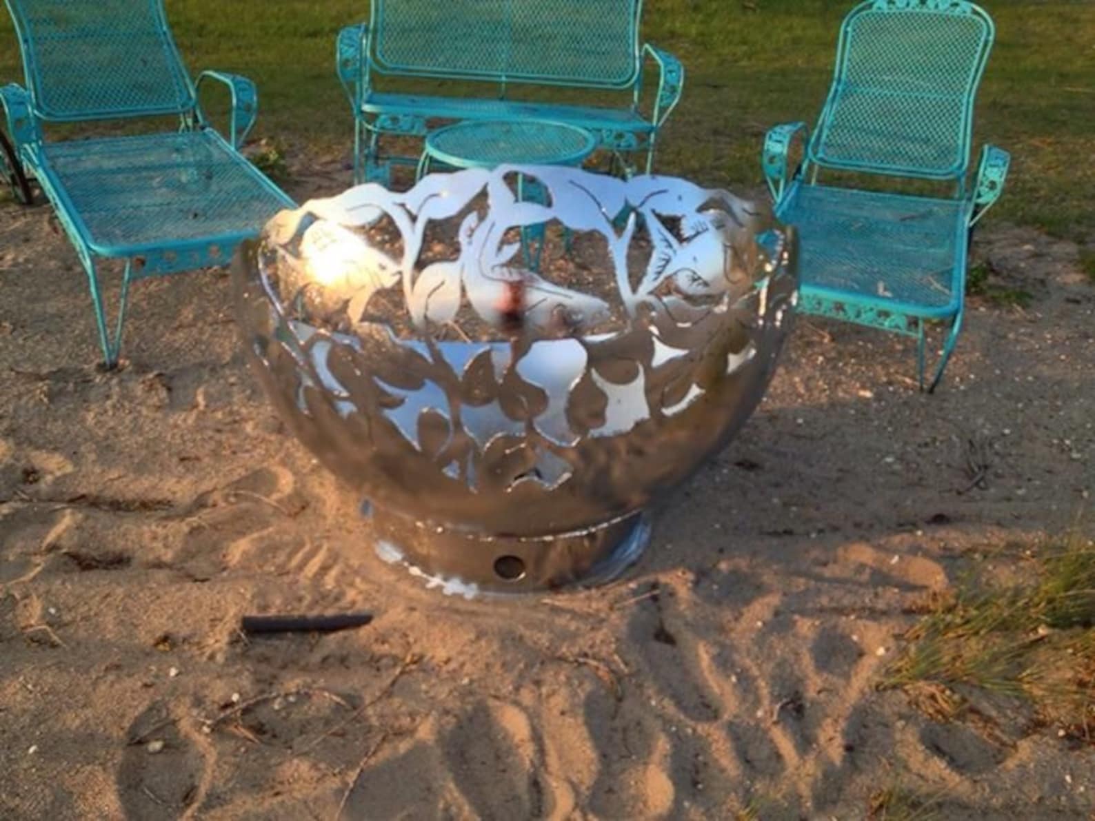 Fish Fireball Fire Pit Individually Designed Created and | Etsy