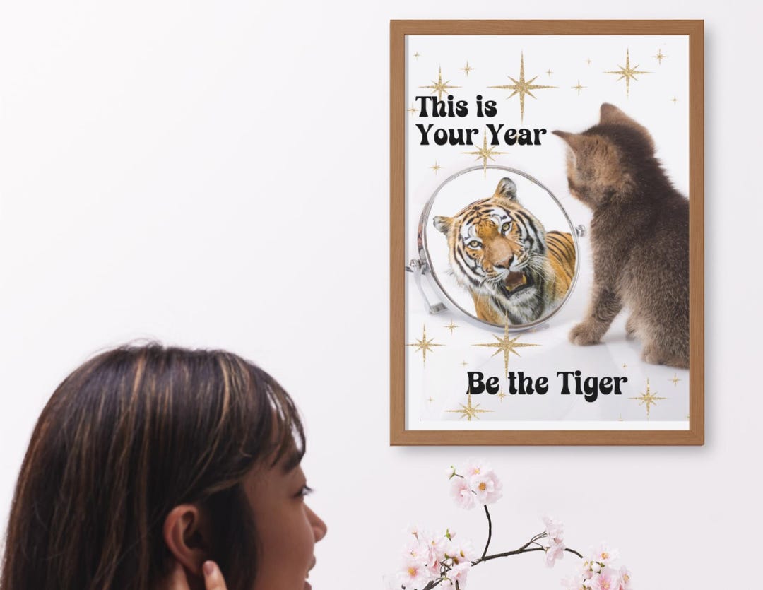 Be the Tiger - Printable - Etsy