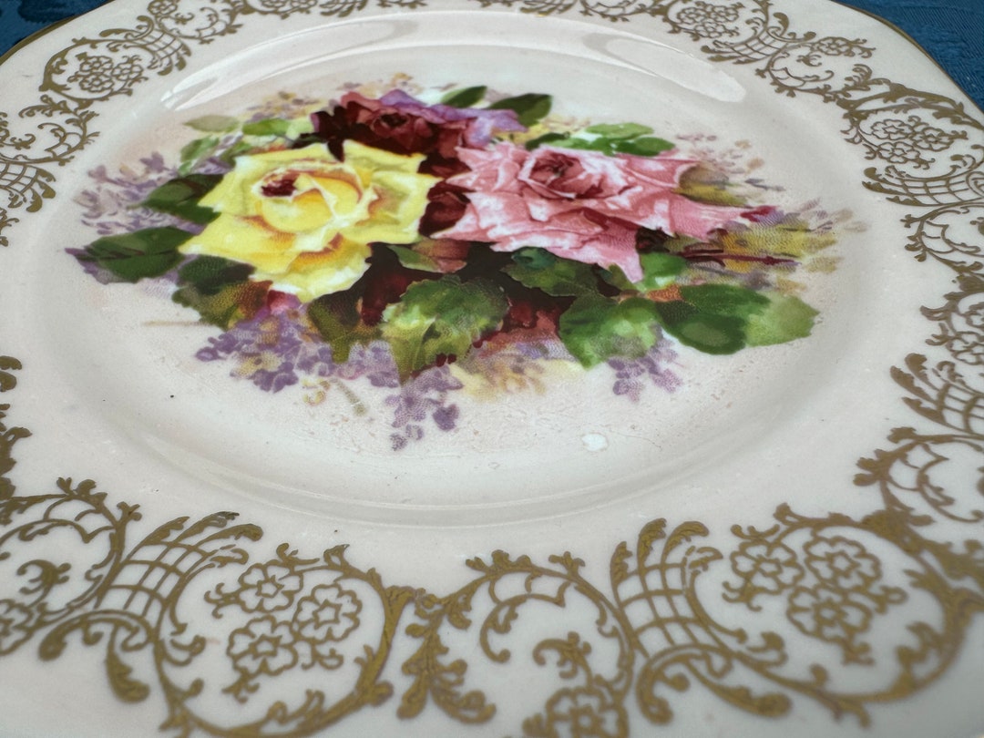 Rare Stanley Bone China Side Plates Roses - Etsy